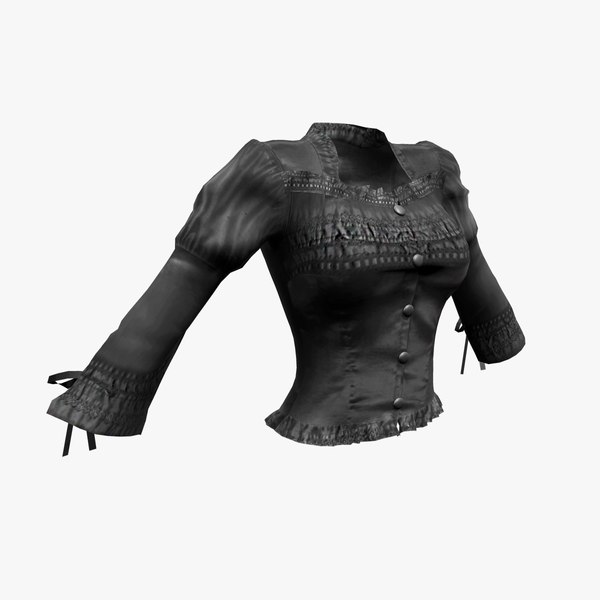 Steampunk Blouse 3D - TurboSquid 1848167