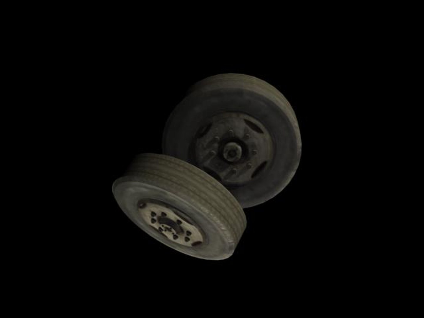 3d old wheel model