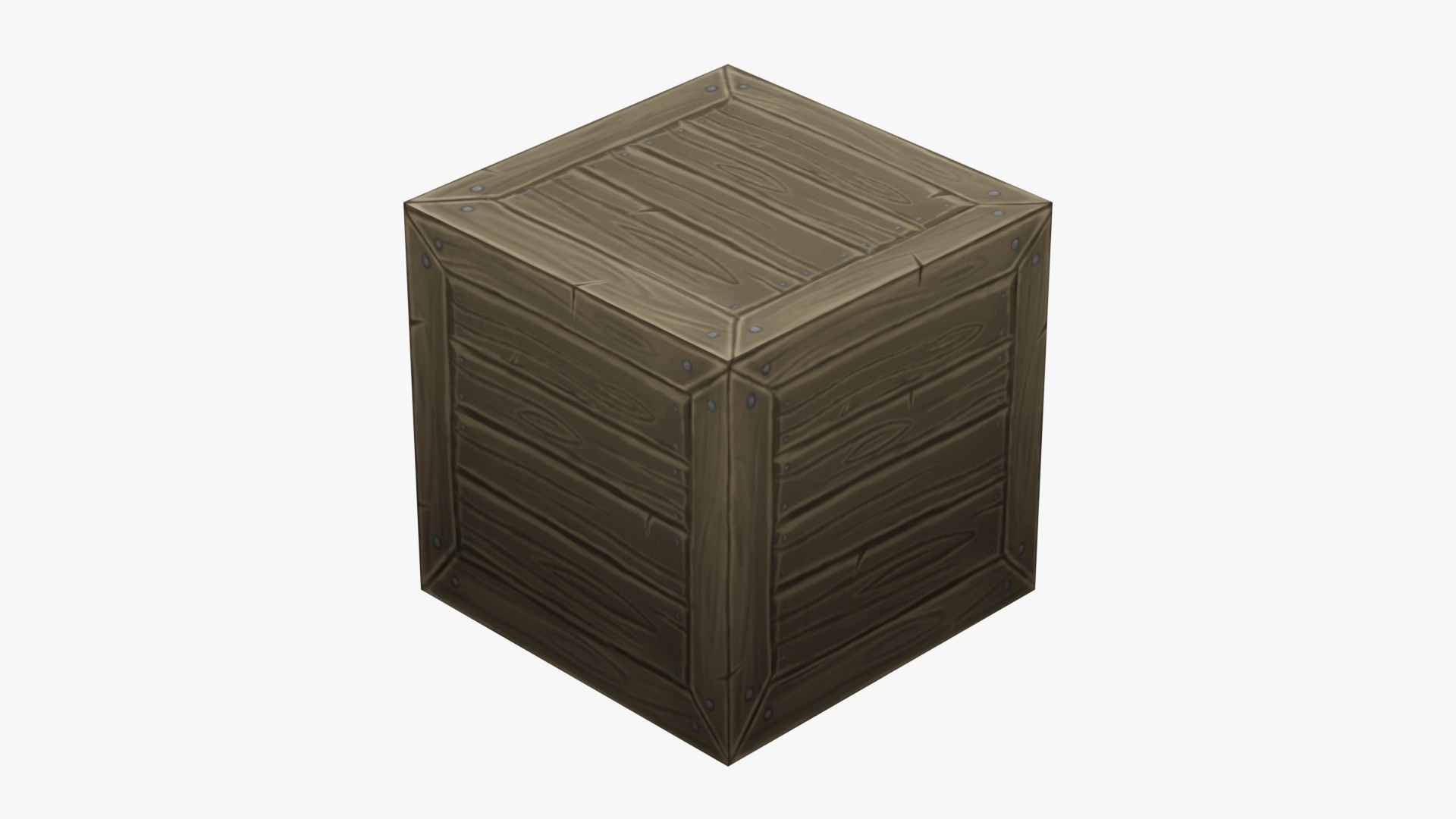 3D Wooden Box Han - TurboSquid 1599453
