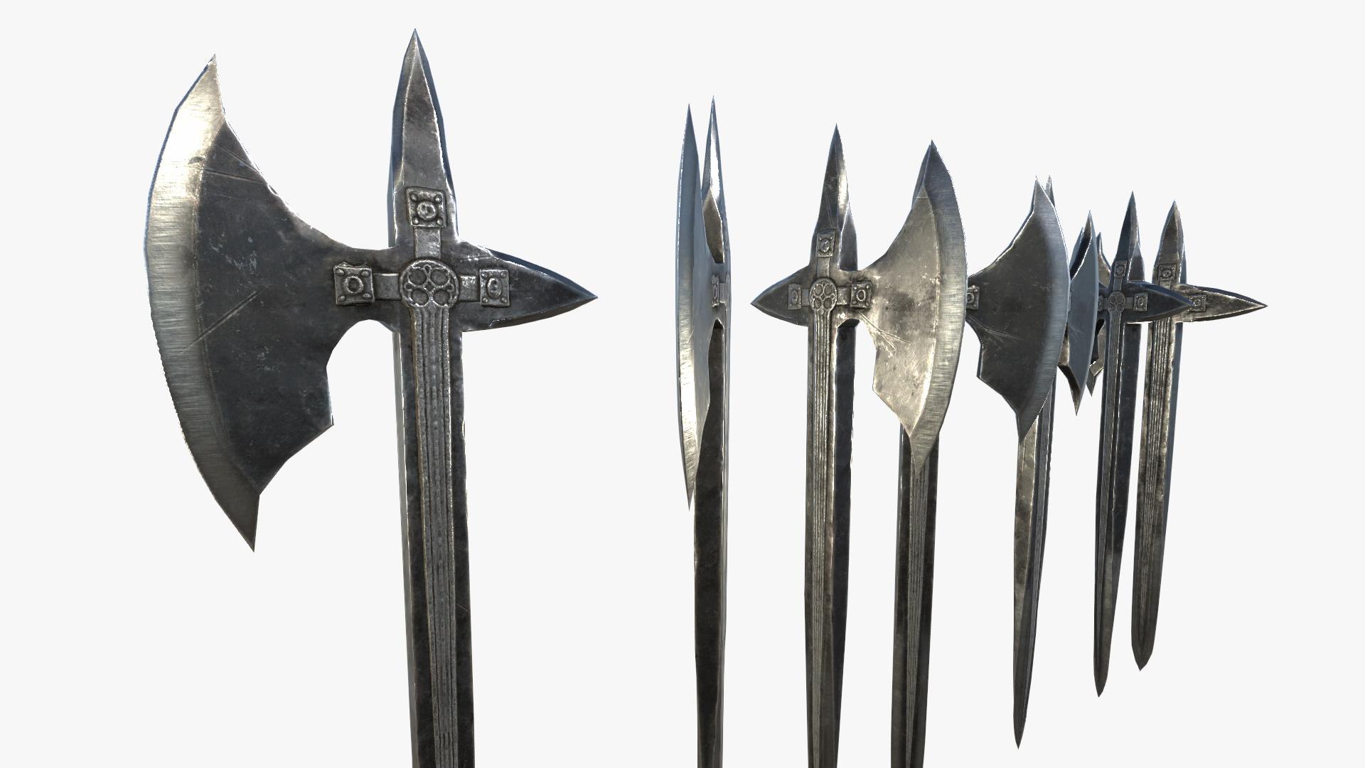 Fantasy Axe RPG Hurlbat Whirlbat Whorlbat Throwing Axe Broad Bearded ...