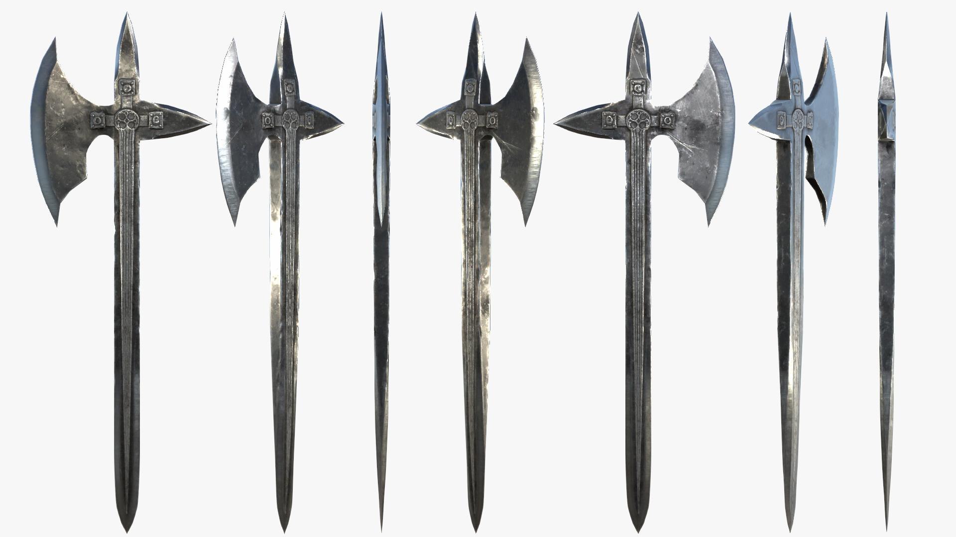 Fantasy Axe RPG Hurlbat Whirlbat Whorlbat Throwing Axe Broad Bearded ...