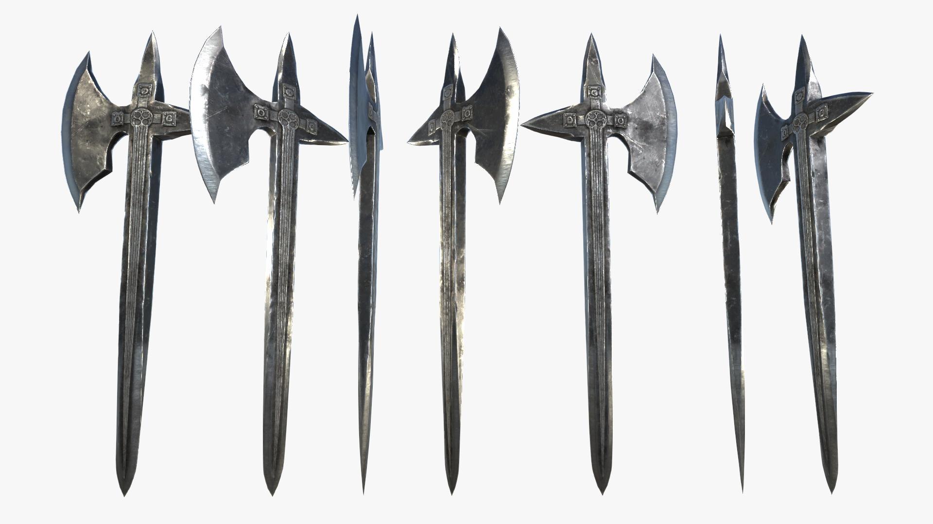 Fantasy Axe RPG Hurlbat Whirlbat Whorlbat Throwing Axe Broad Bearded ...