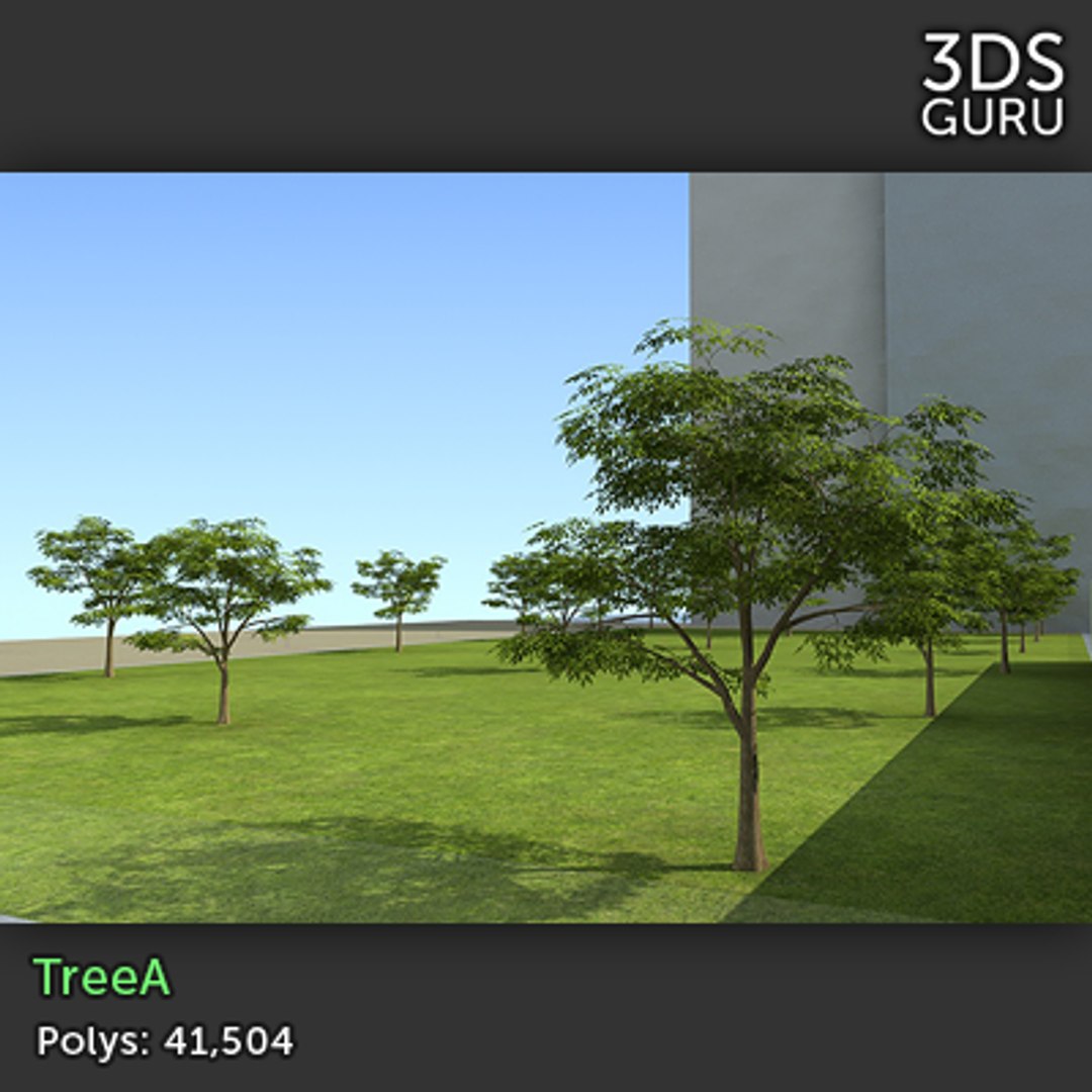 3d tree leaf model