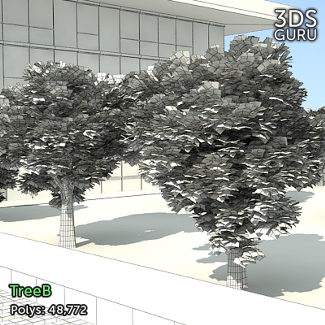 3d tree leaf model