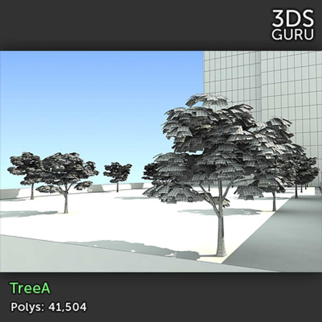 3d tree leaf model