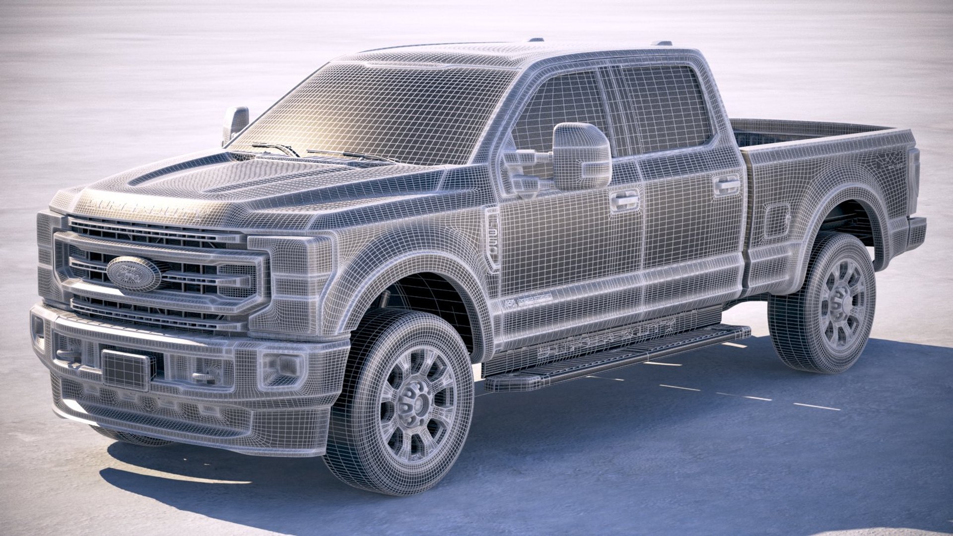 Superduty 2020 F-350 3D Model - TurboSquid 1640106