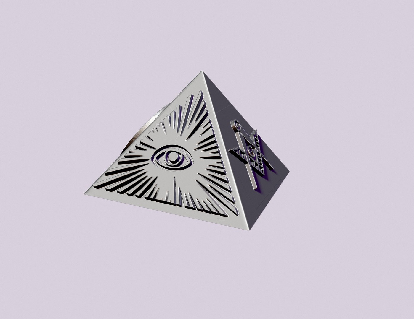 Masonic Illuminati Pyramid 3D Model - TurboSquid 1966399