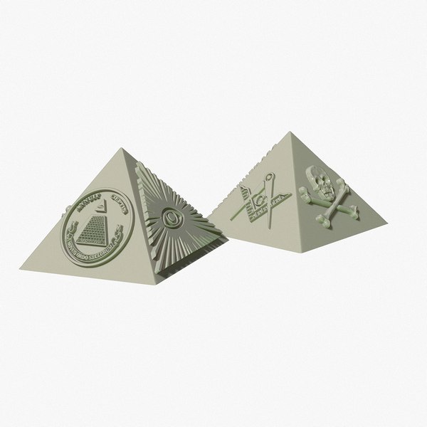 modelo 3d Masonic illuminati pyramid - TurboSquid 1966399