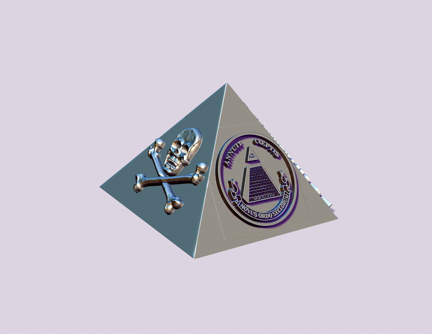 Masonic Illuminati Pyramid 3D Model - TurboSquid 1966399