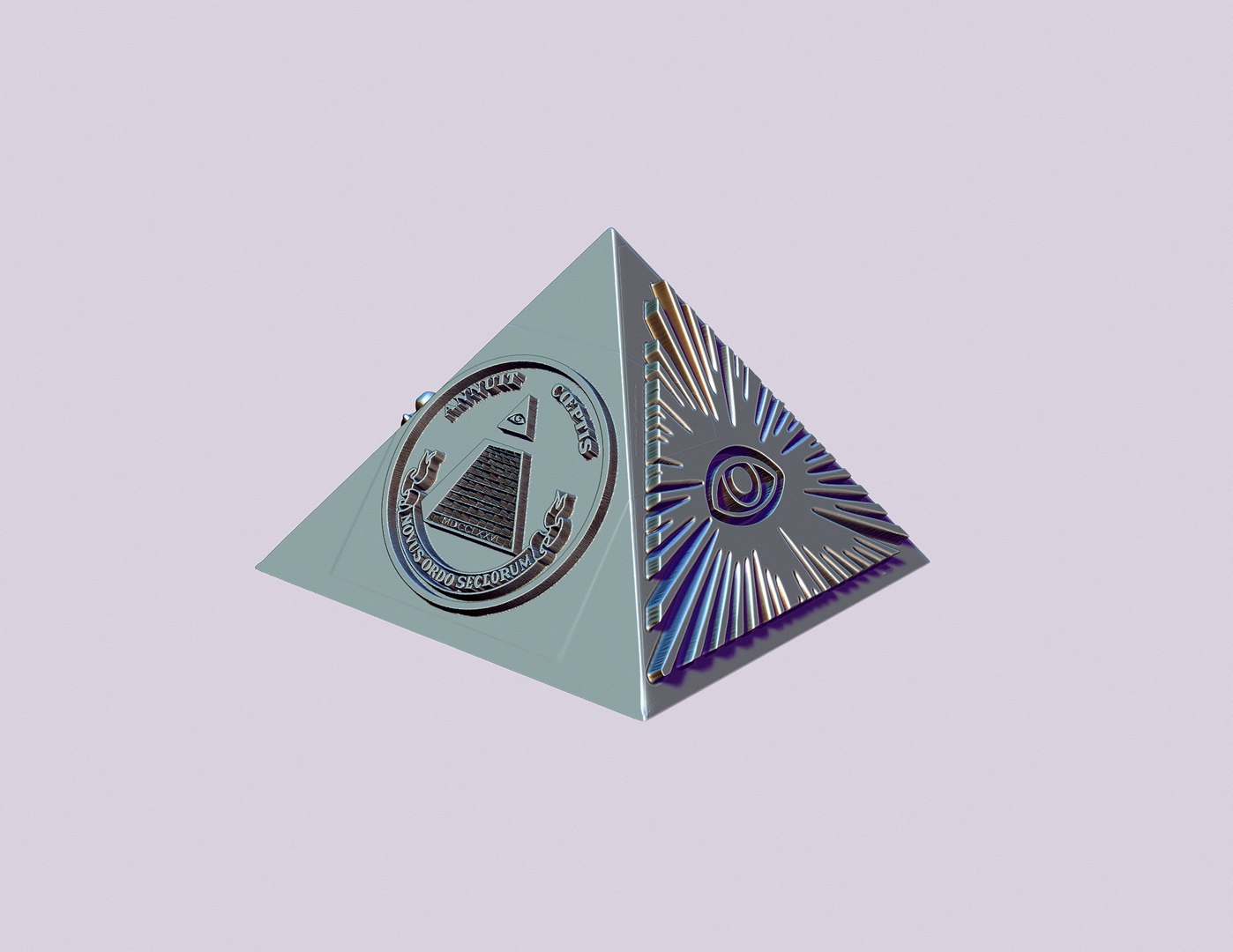 Masonic Illuminati Pyramid 3D Model - TurboSquid 1966399