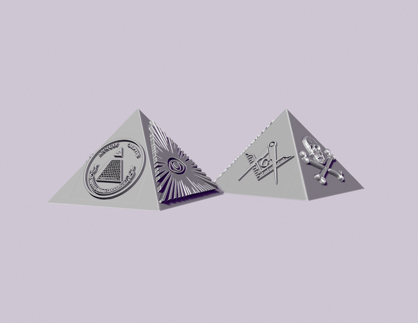 Masonic Illuminati Pyramid 3D Model - TurboSquid 1966399