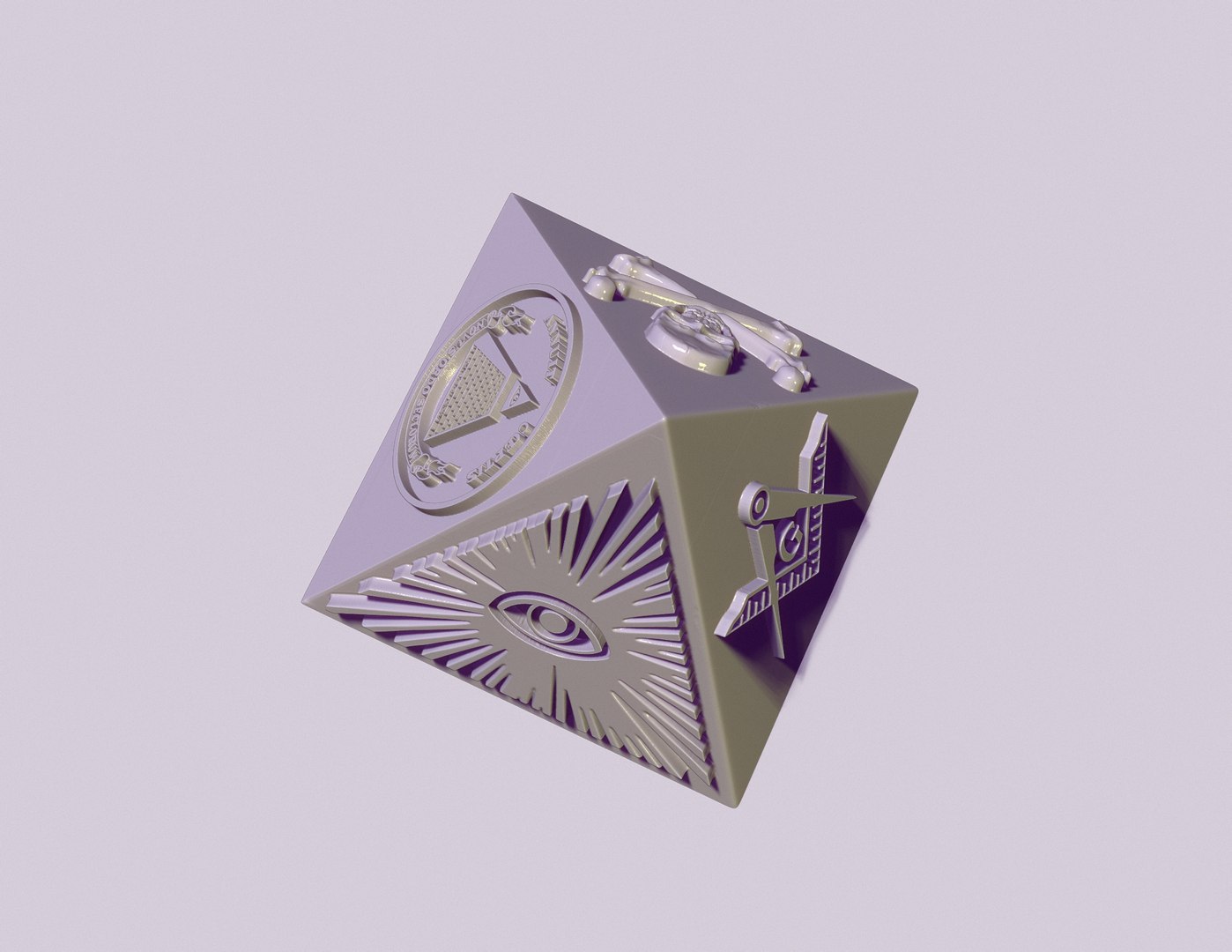 Masonic Illuminati Pyramid 3D Model - TurboSquid 1966399