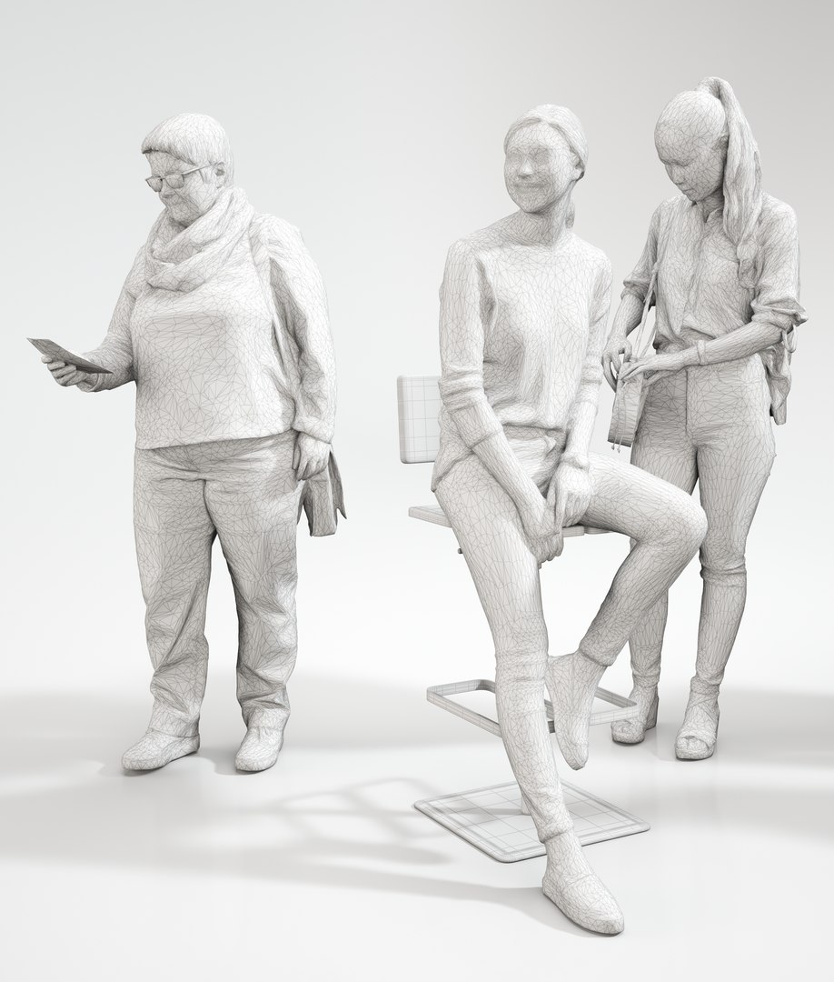 Modern People 3D Model - TurboSquid 2150163