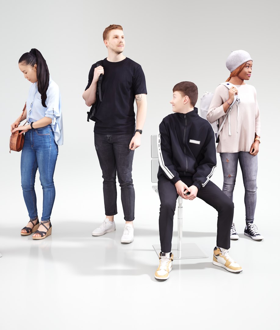 Modern People 3D Model - TurboSquid 2150163