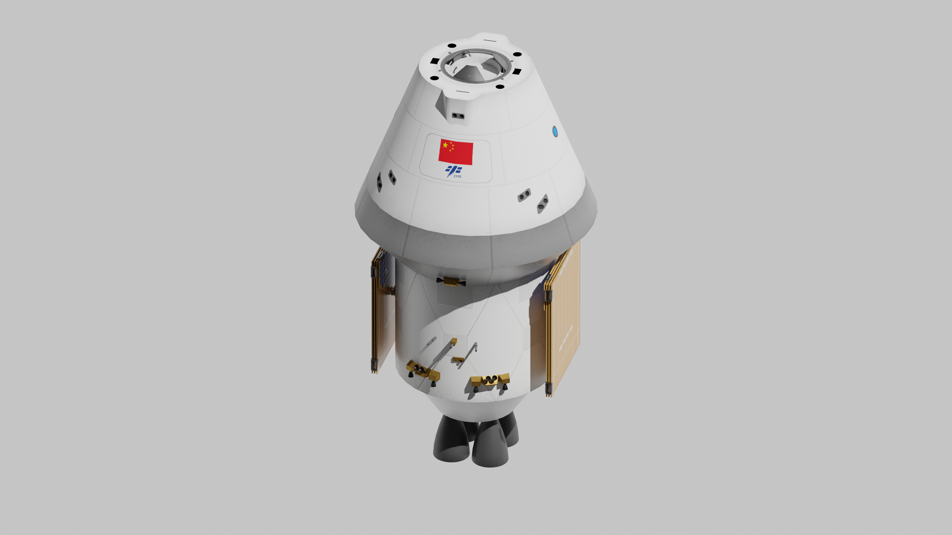 3D Mengzhou With CZ-10 Blender FBX Model Model - TurboSquid 2274761