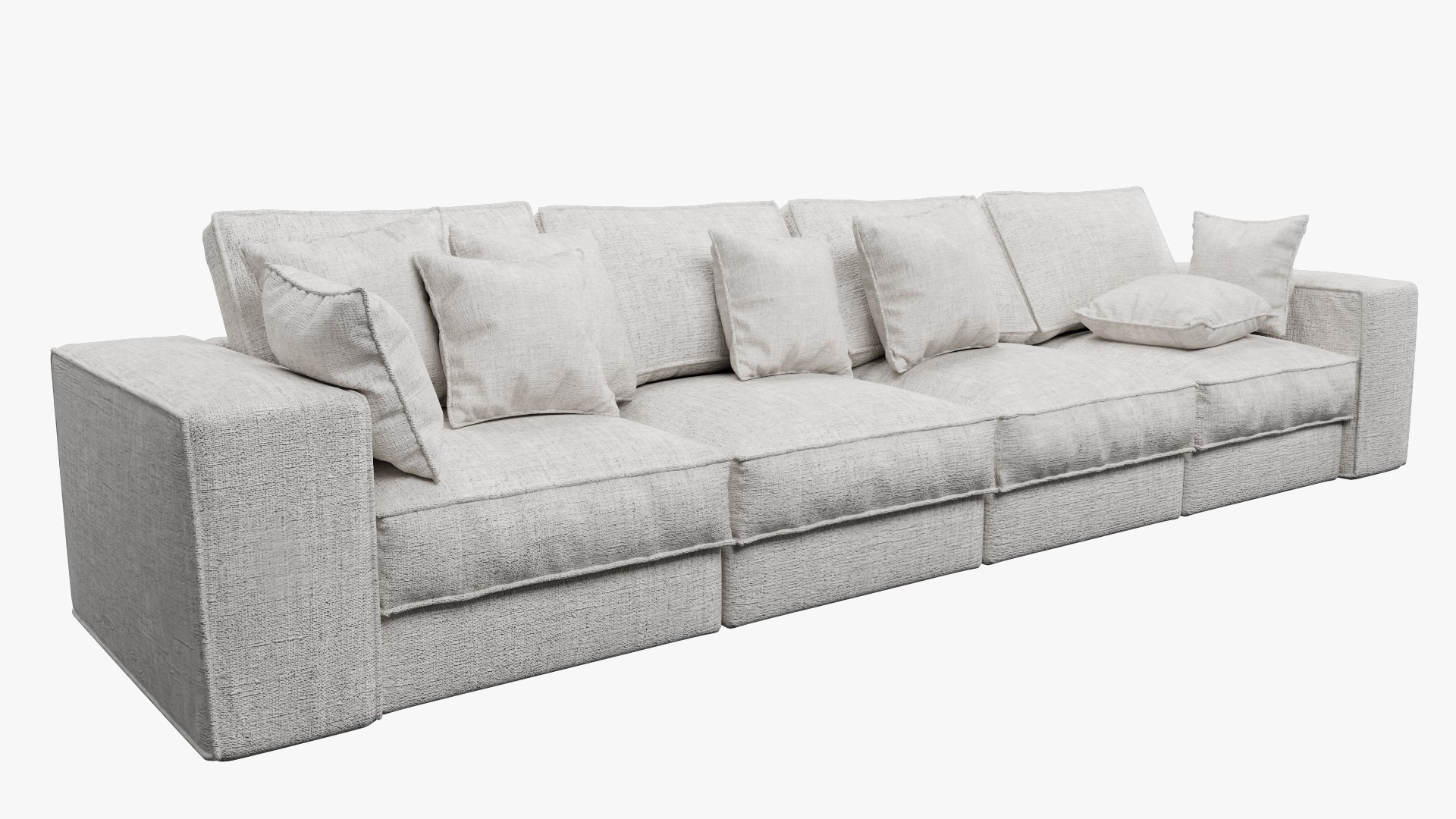 Fabric Sofa Set 01 By Piaw 3D Model - TurboSquid 2204011