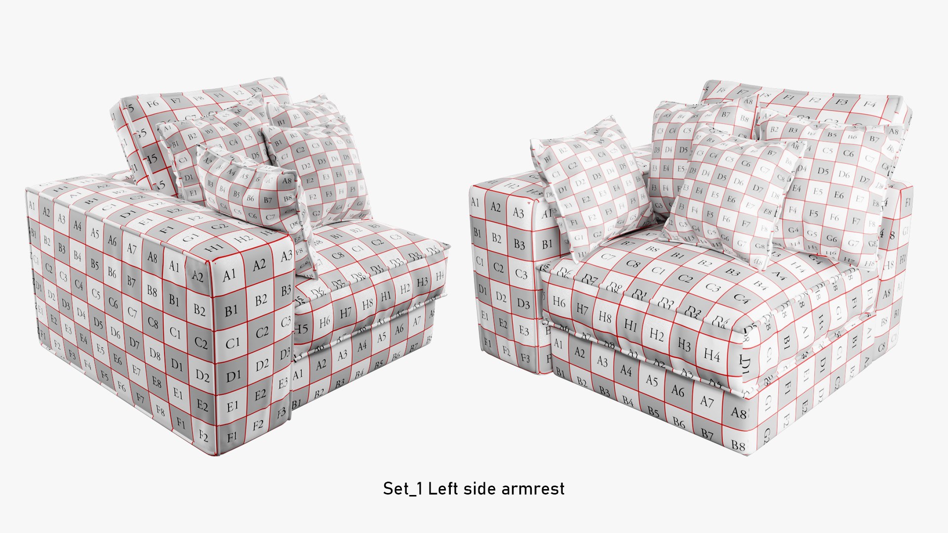 Fabric Sofa Set 01 By Piaw 3D Model - TurboSquid 2204011