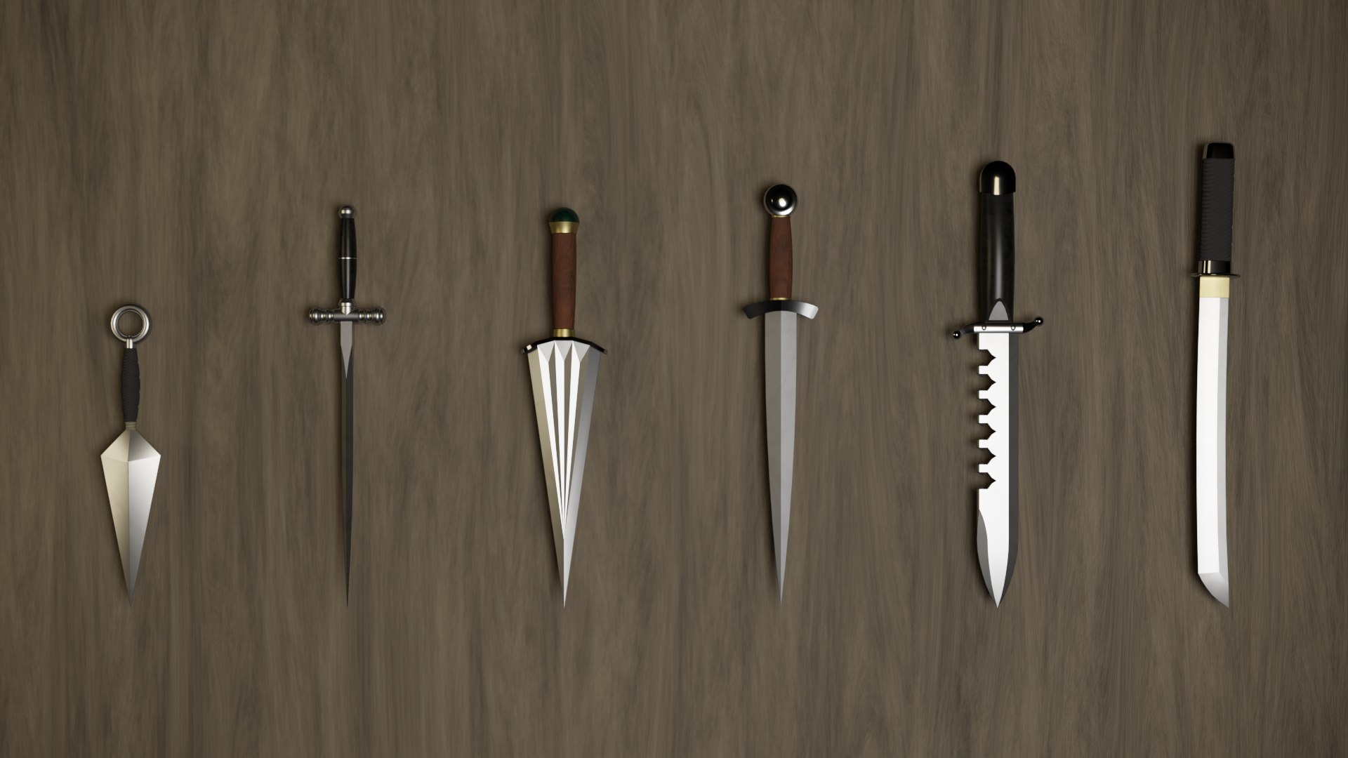 3D Model Melee Weapons - TurboSquid 2015988