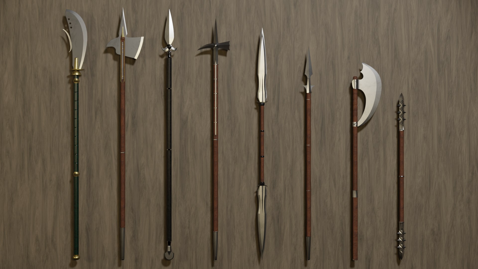 3D Model Melee Weapons - TurboSquid 2015988