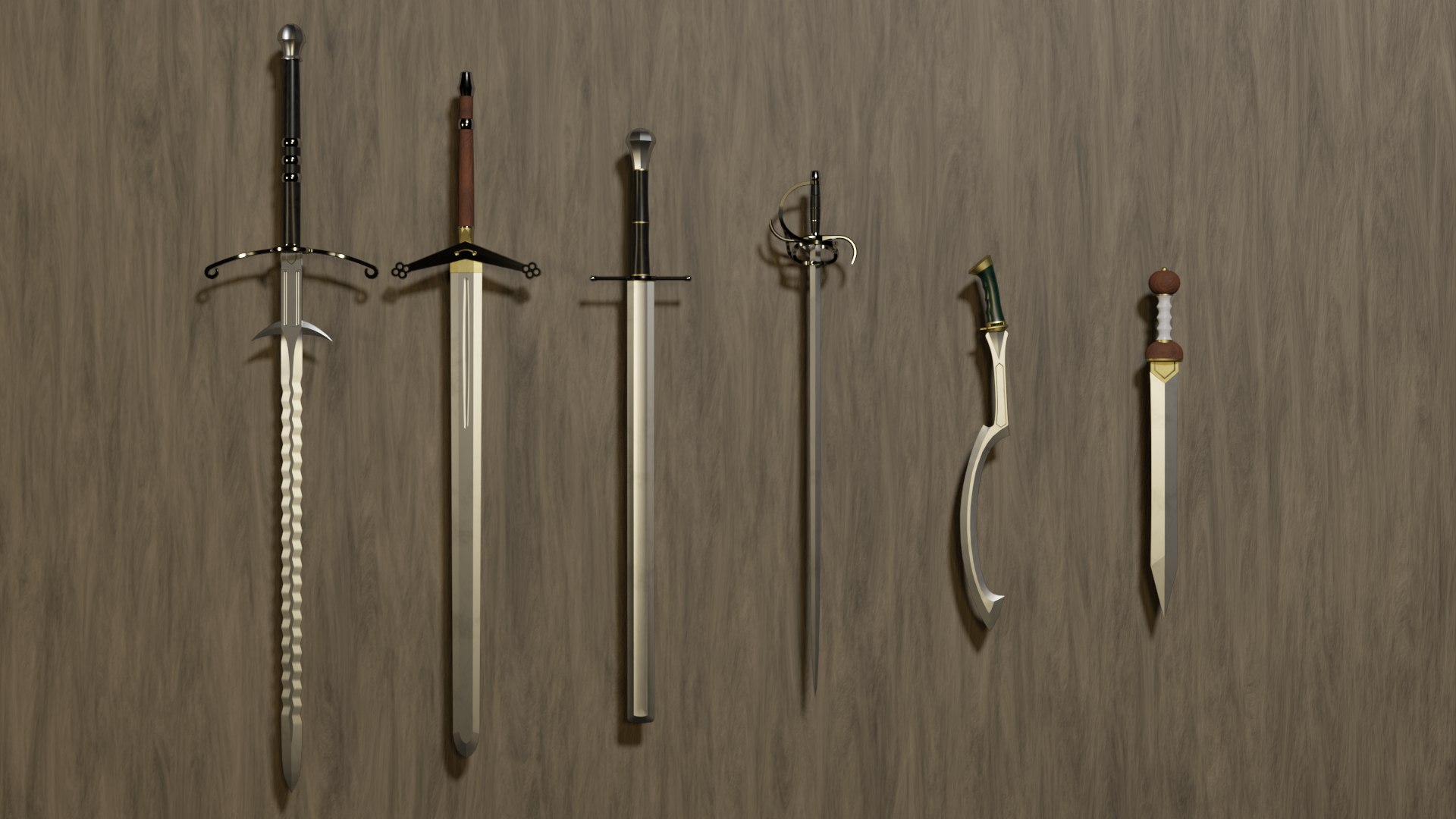 3D Model Melee Weapons - TurboSquid 2015988