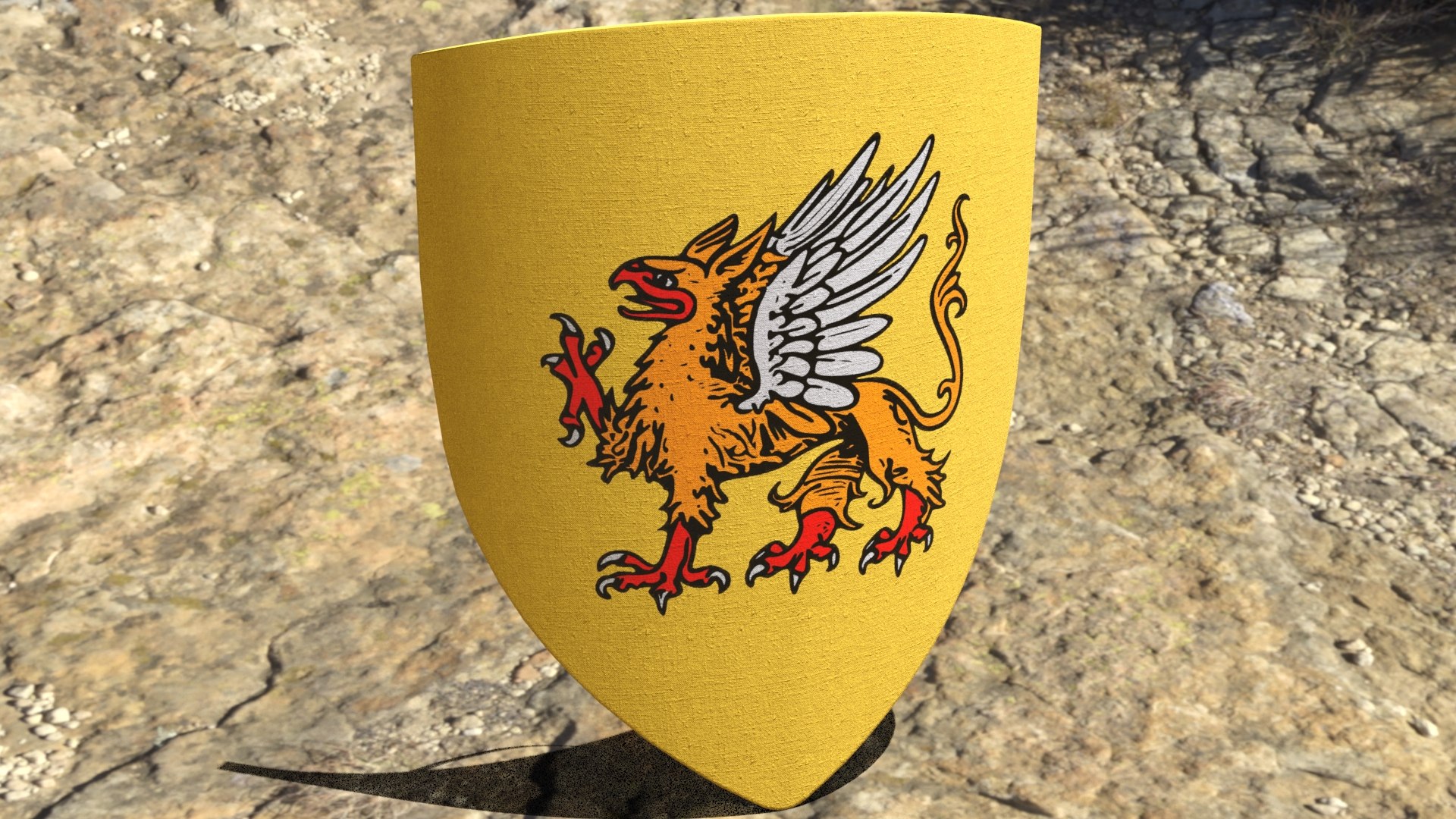 3D Historically Medieval Heater Shield Model - TurboSquid 1417111