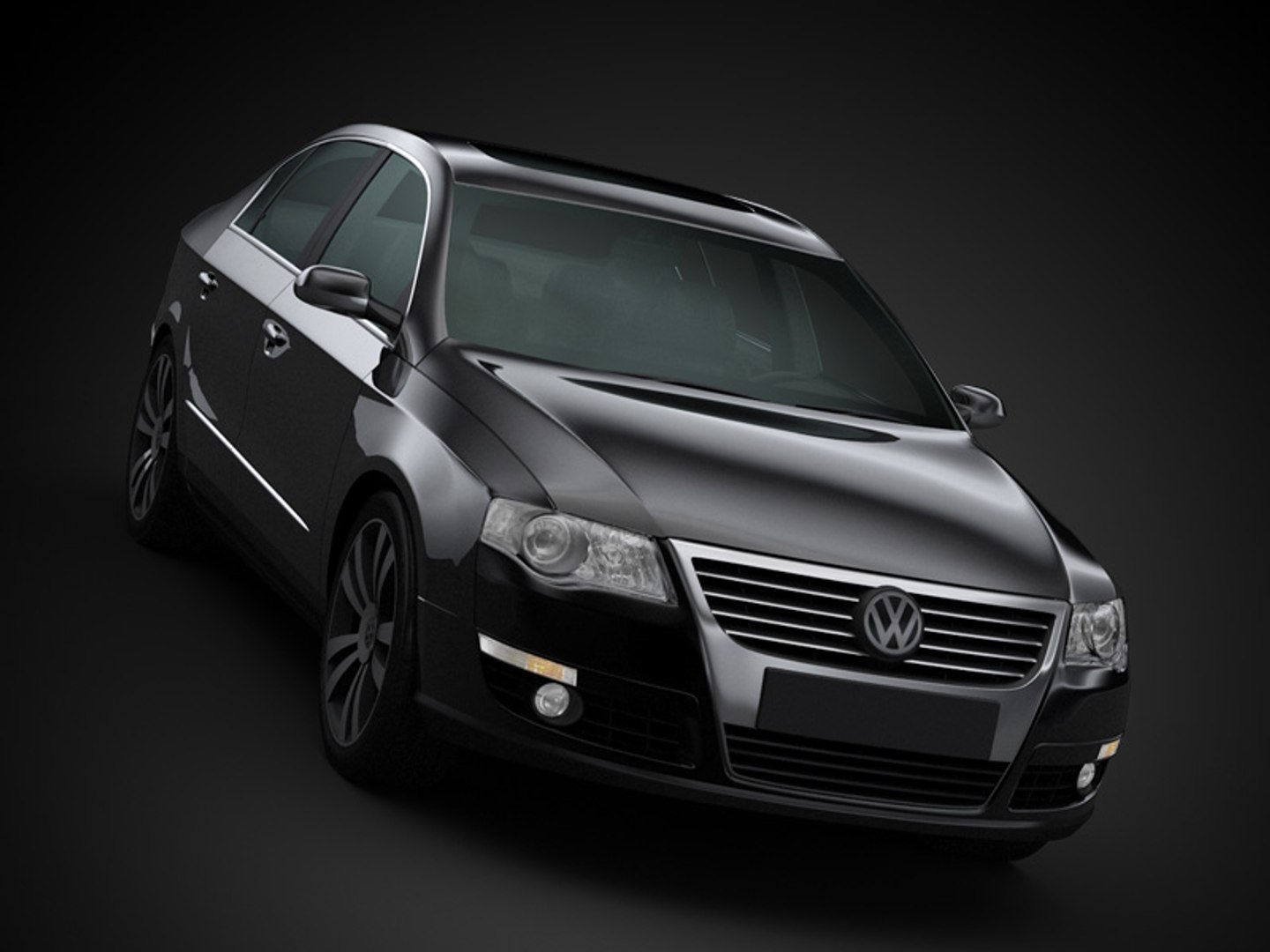 3d model volkswagen passat