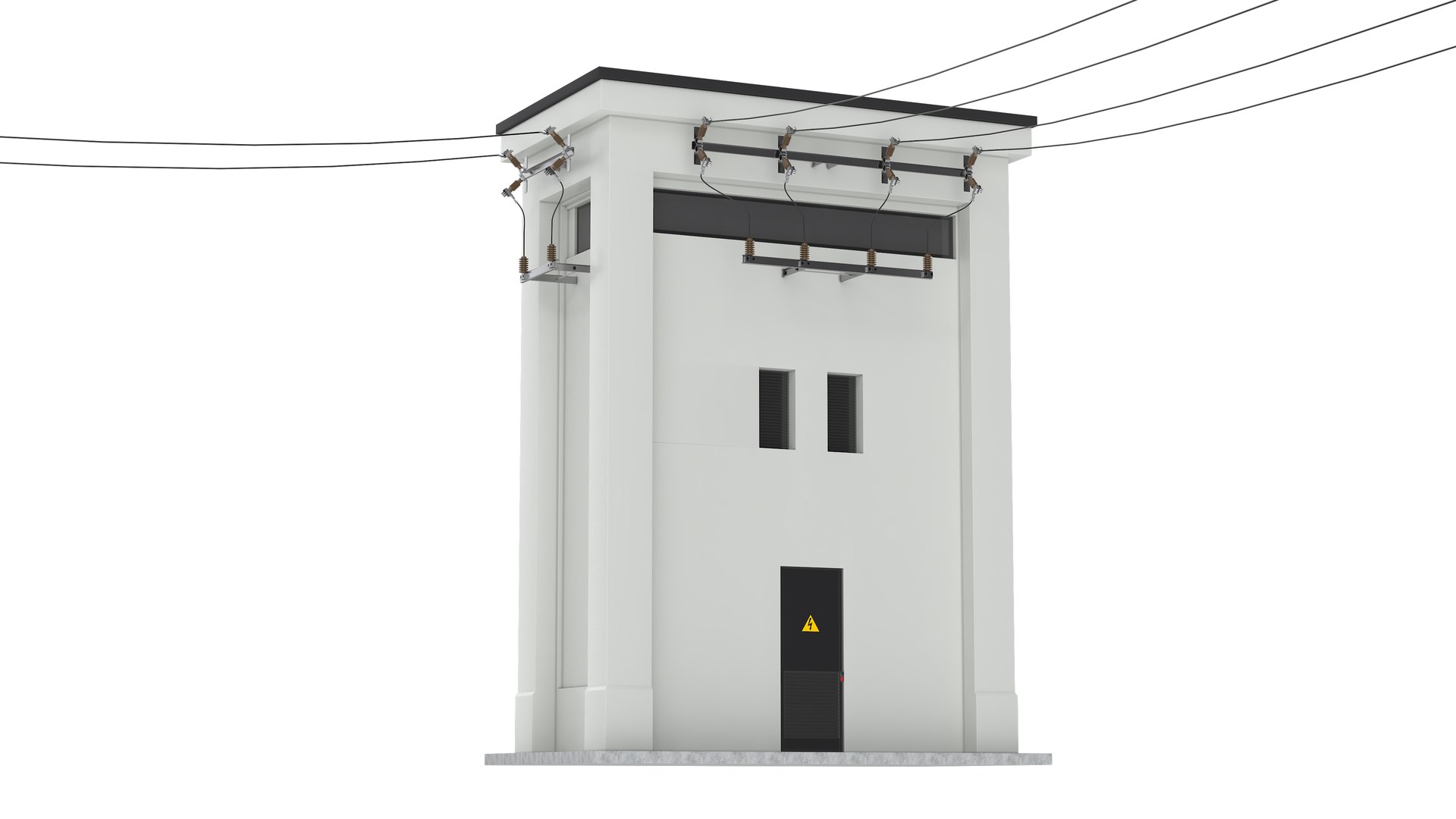 Concrete Transformer Station 3D Model - TurboSquid 2298413