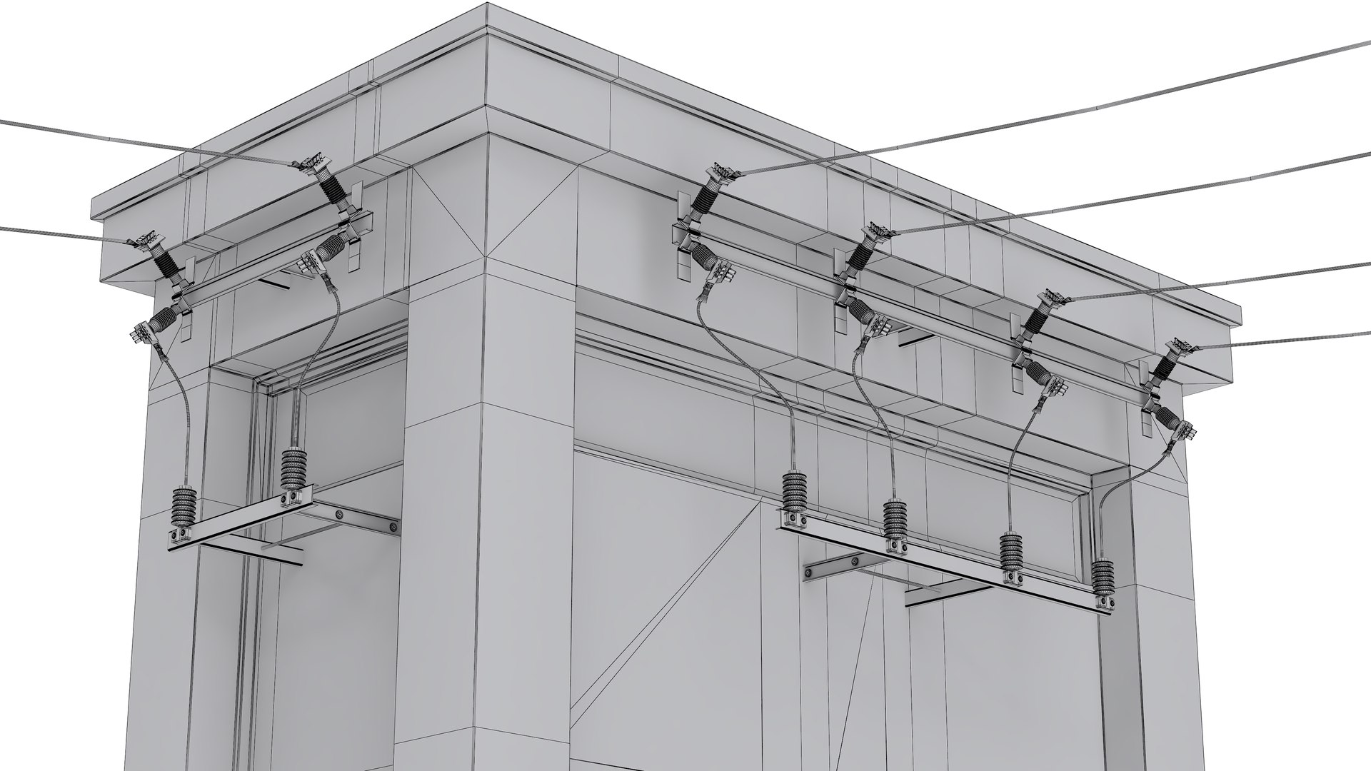 Concrete Transformer Station 3D Model - TurboSquid 2298413