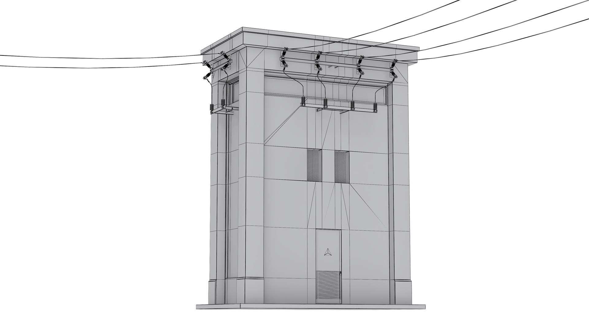 Concrete Transformer Station 3D Model - TurboSquid 2298413