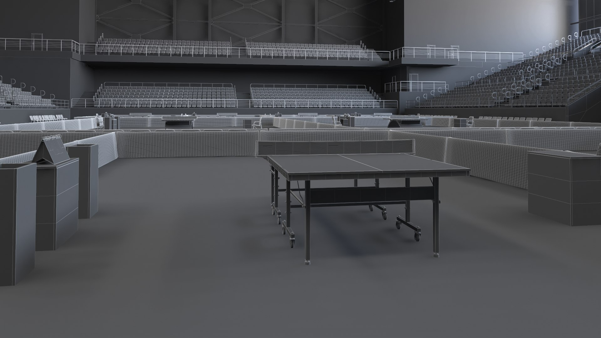 3D Model Table Tennis Arena 1 - TurboSquid 2011728
