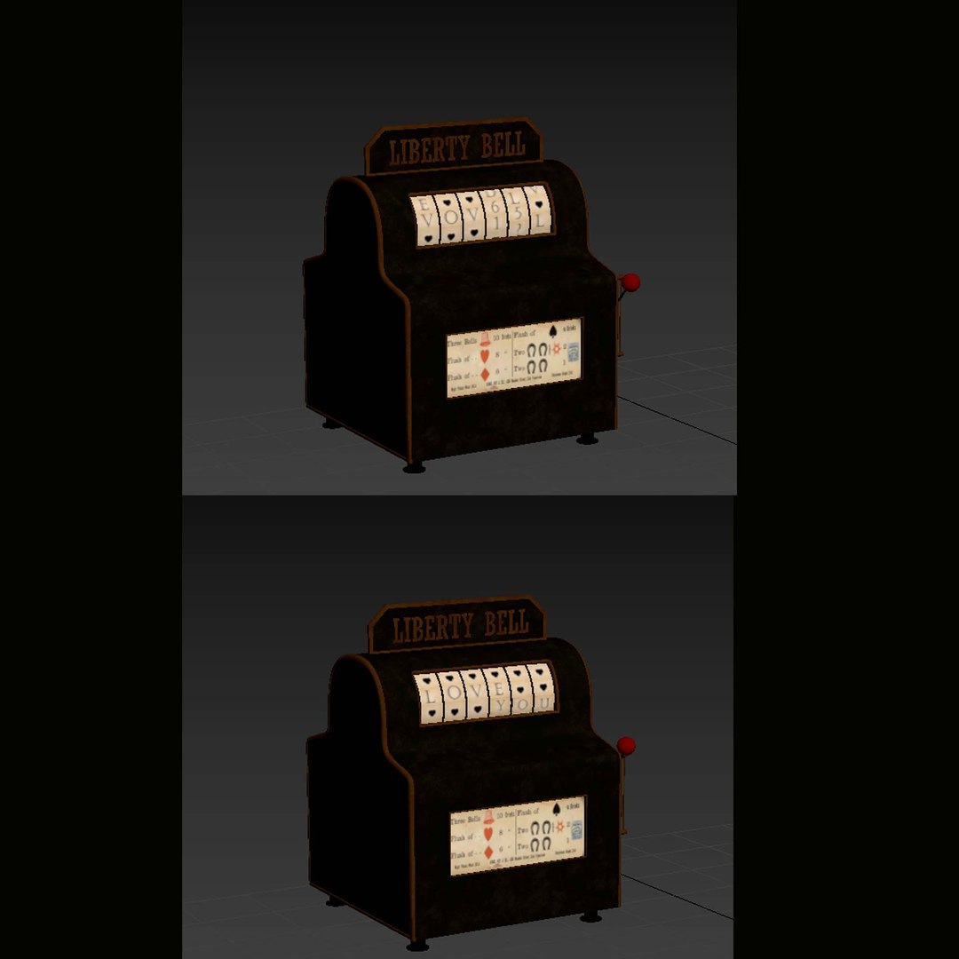 Old Animated Slot Machine 3D Model - TurboSquid 1831650