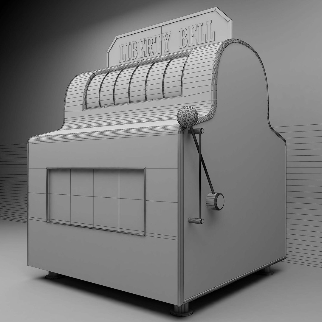 Old Animated Slot Machine 3D Model - TurboSquid 1831650