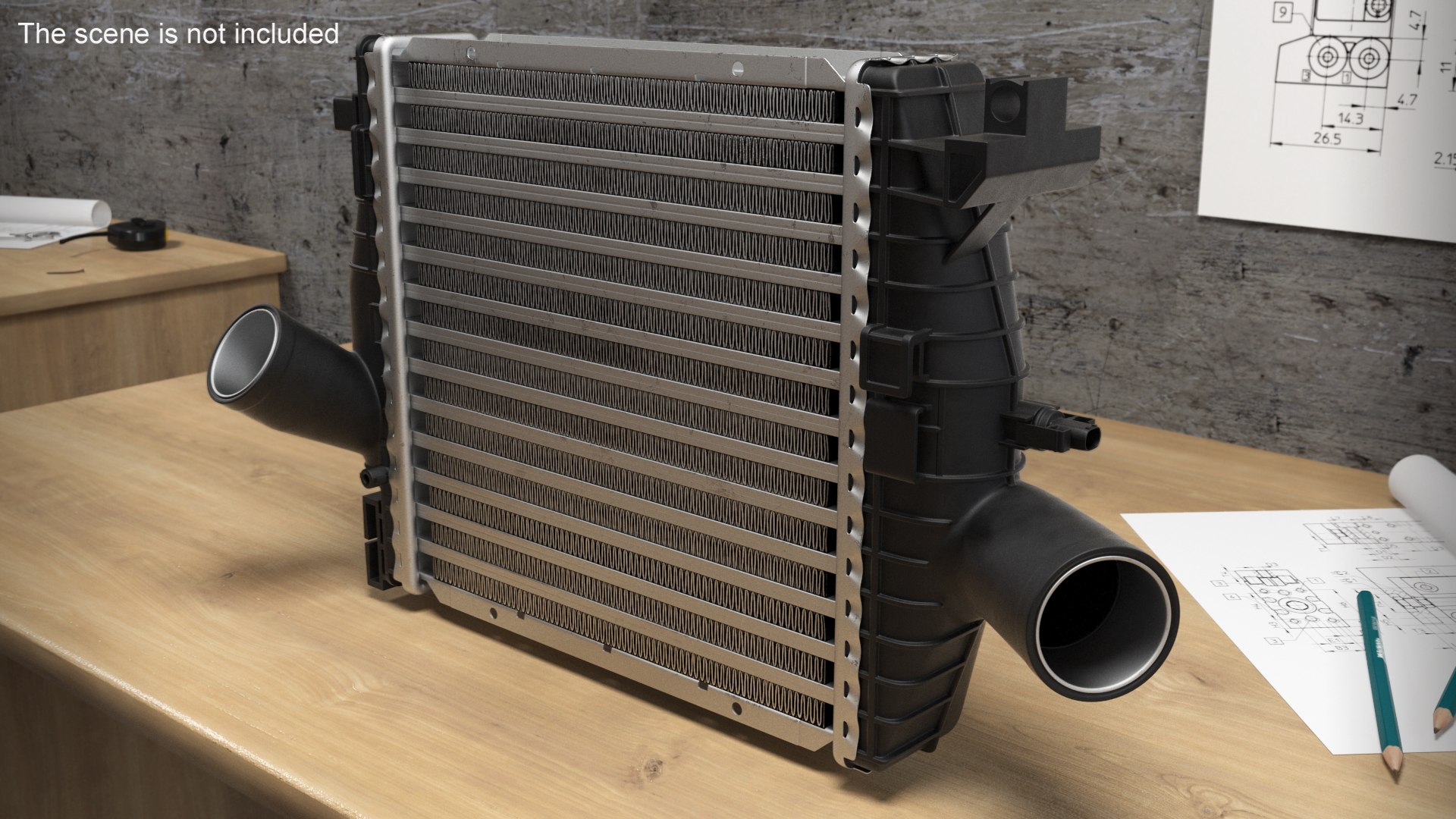 3D Car Radiator - TurboSquid 1987662