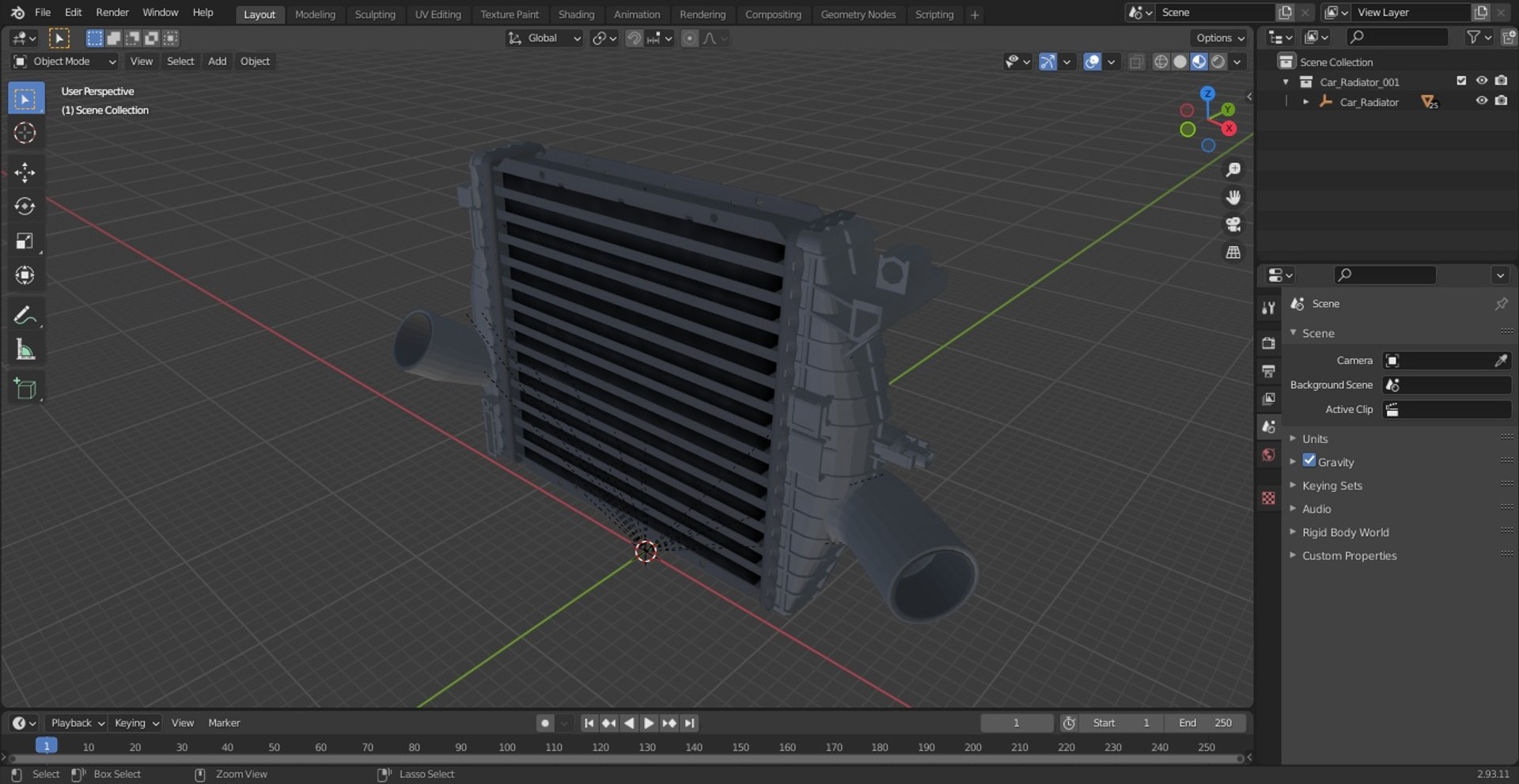 3D Car Radiator - TurboSquid 1987662