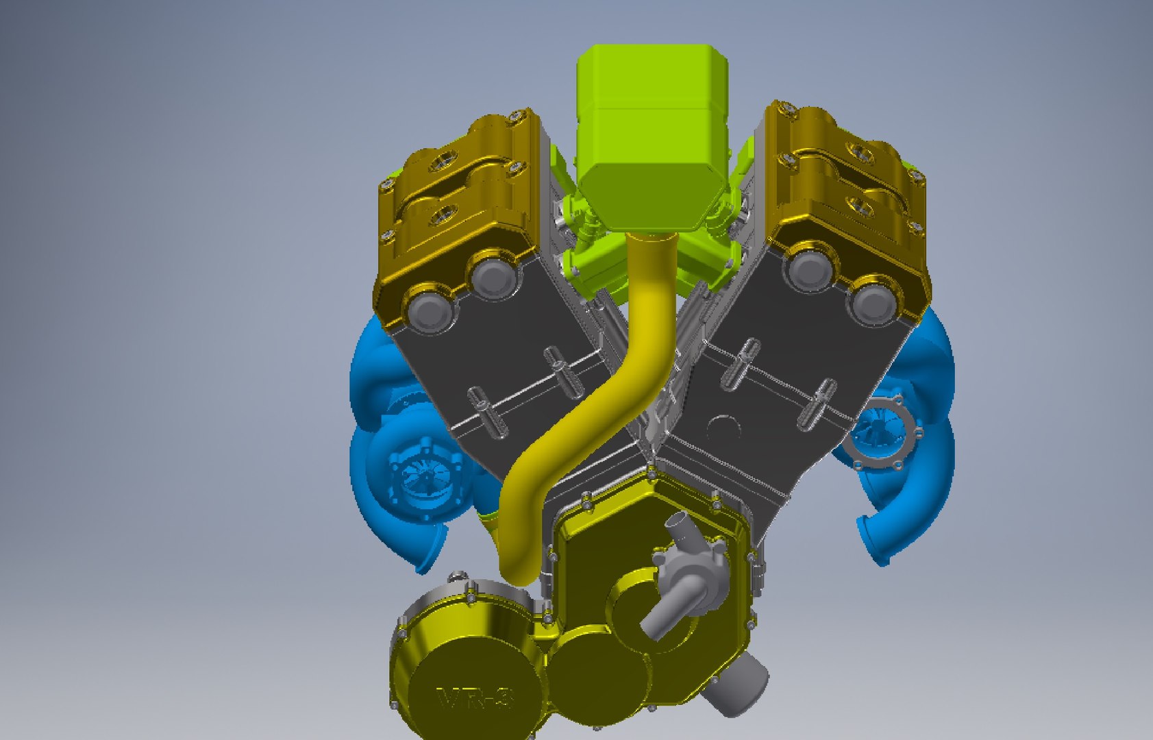 V4 Engine Motors 3D Mode 3D Model - TurboSquid 2007935