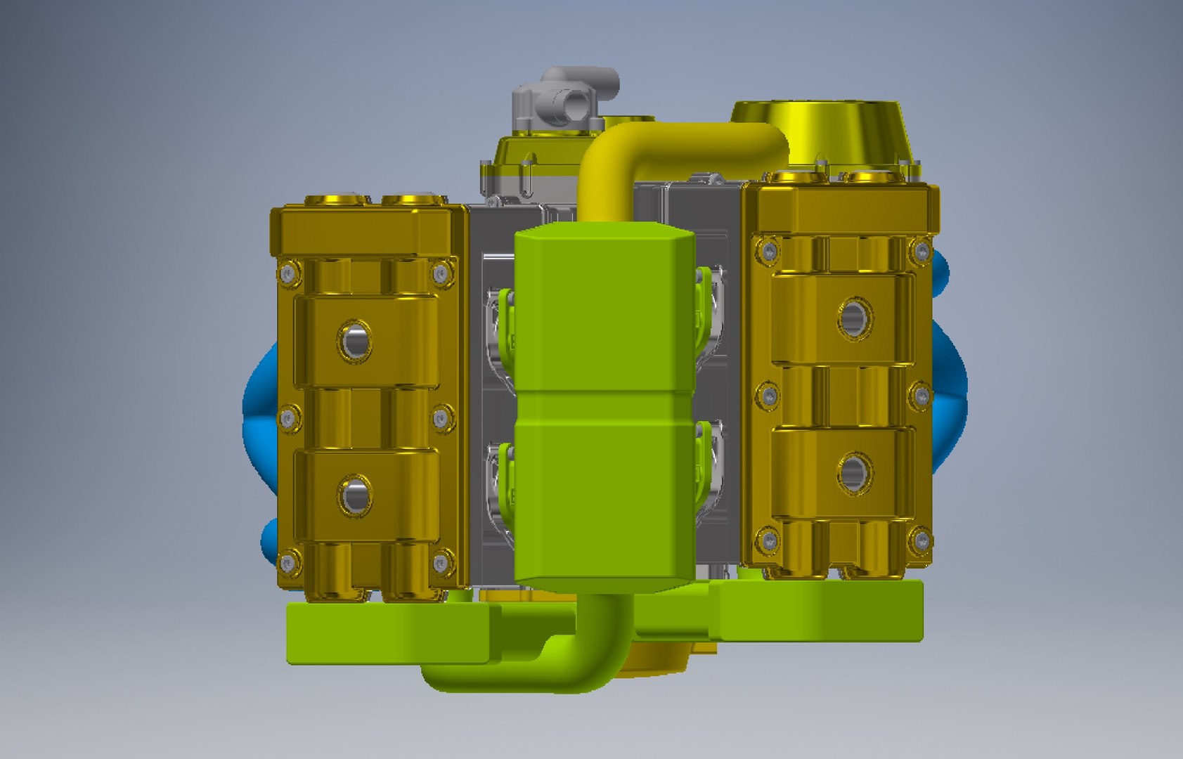 V4 Engine Motors 3D Mode 3D Model - TurboSquid 2007935