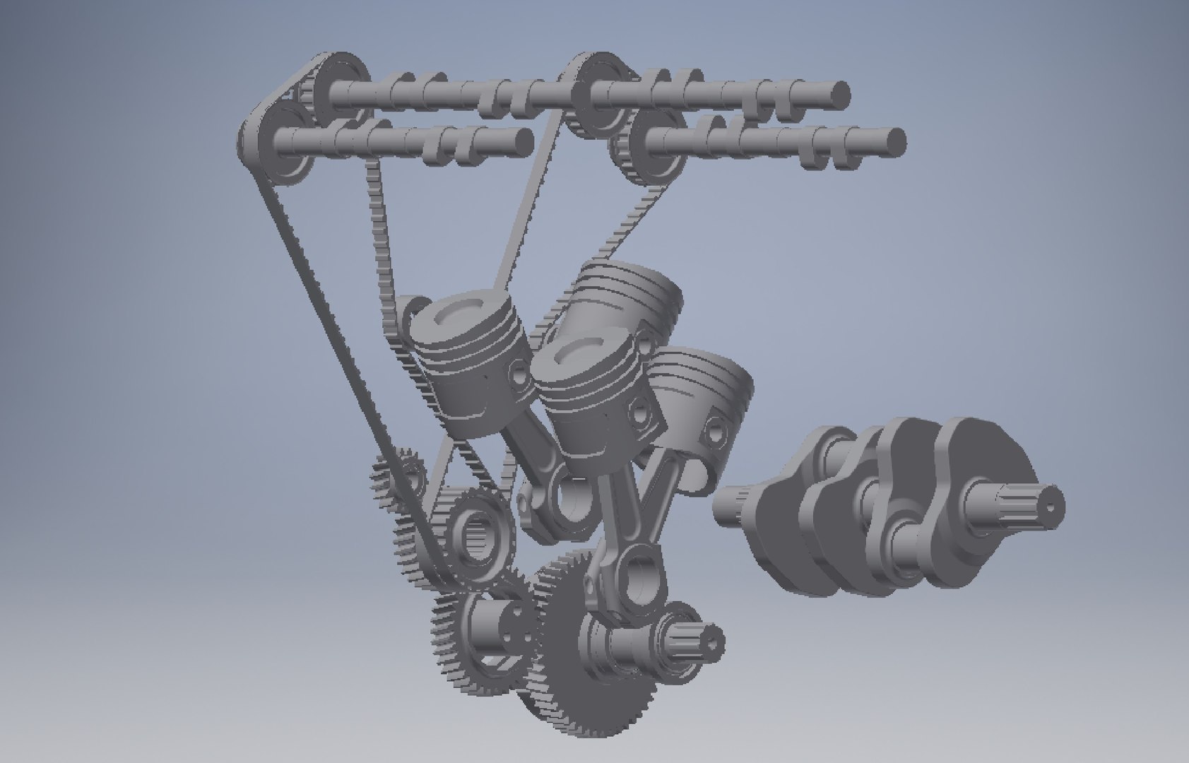 V4 Engine Motors 3D Mode 3D Model - TurboSquid 2007935
