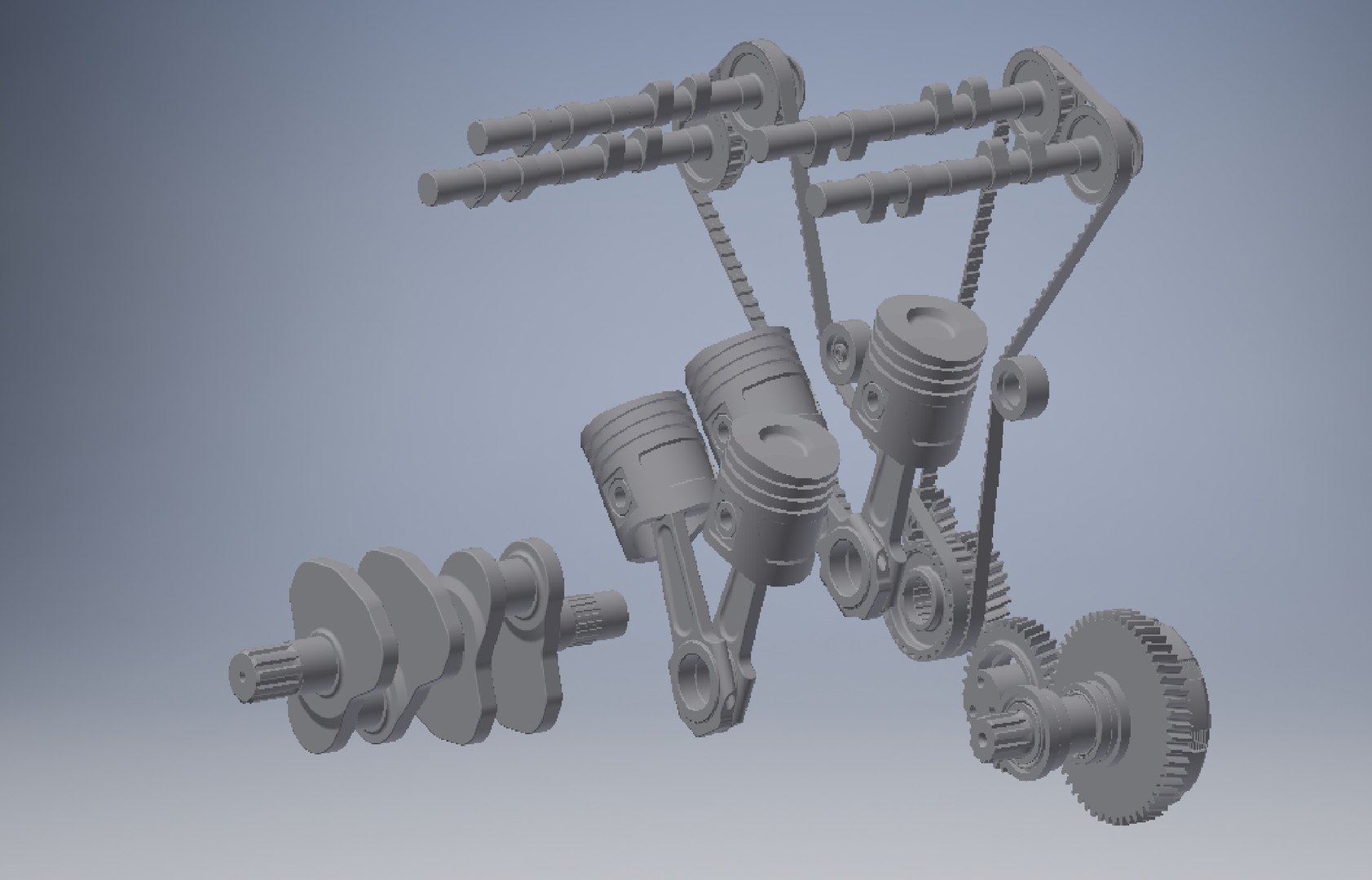 V4 Engine Motors 3D Mode 3D Model - TurboSquid 2007935