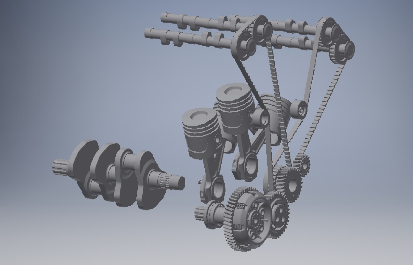 V4 Engine Motors 3D Mode 3D Model - TurboSquid 2007935