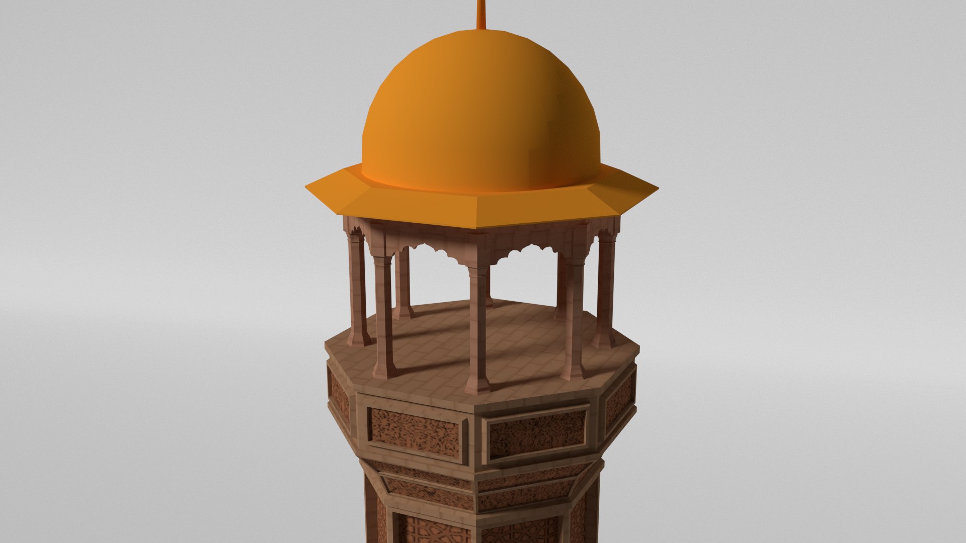 Minaret 3d Model