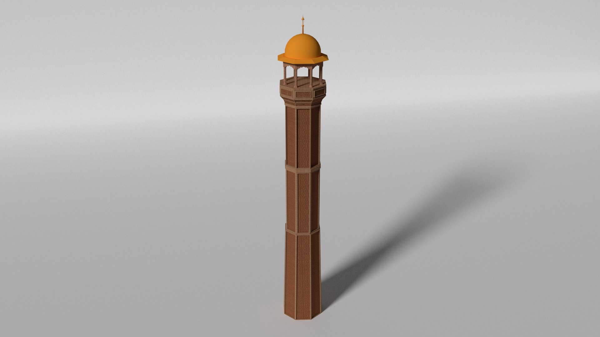 Minaret 3d Model