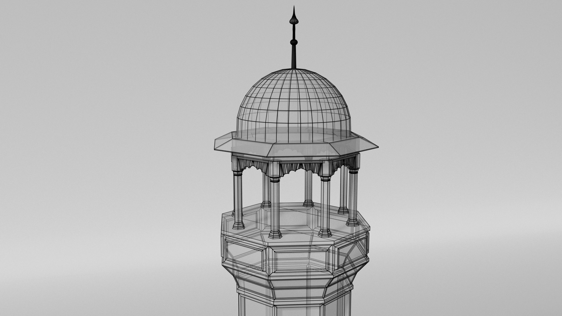 Minaret 3d Model