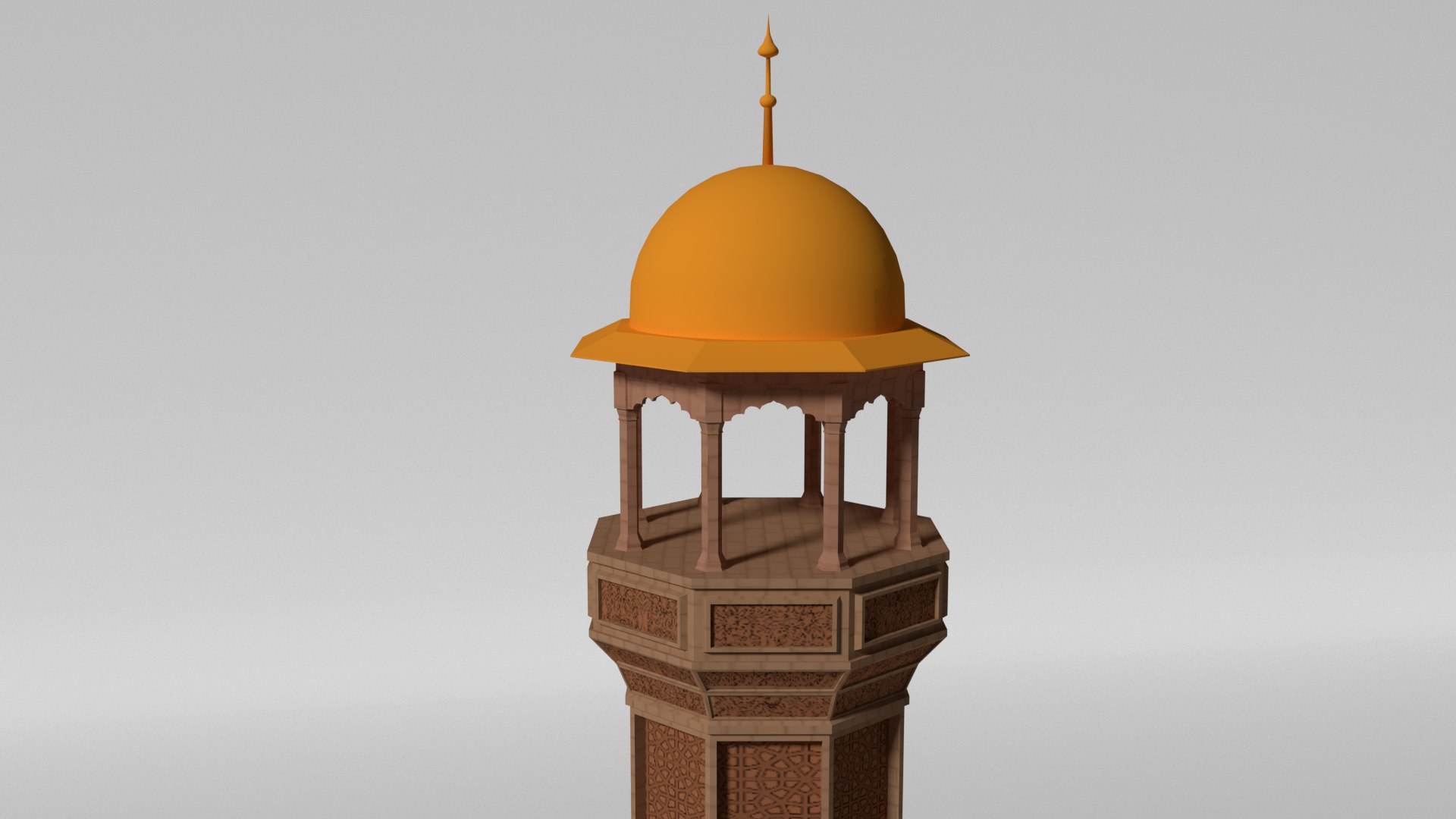 Minaret 3d Model
