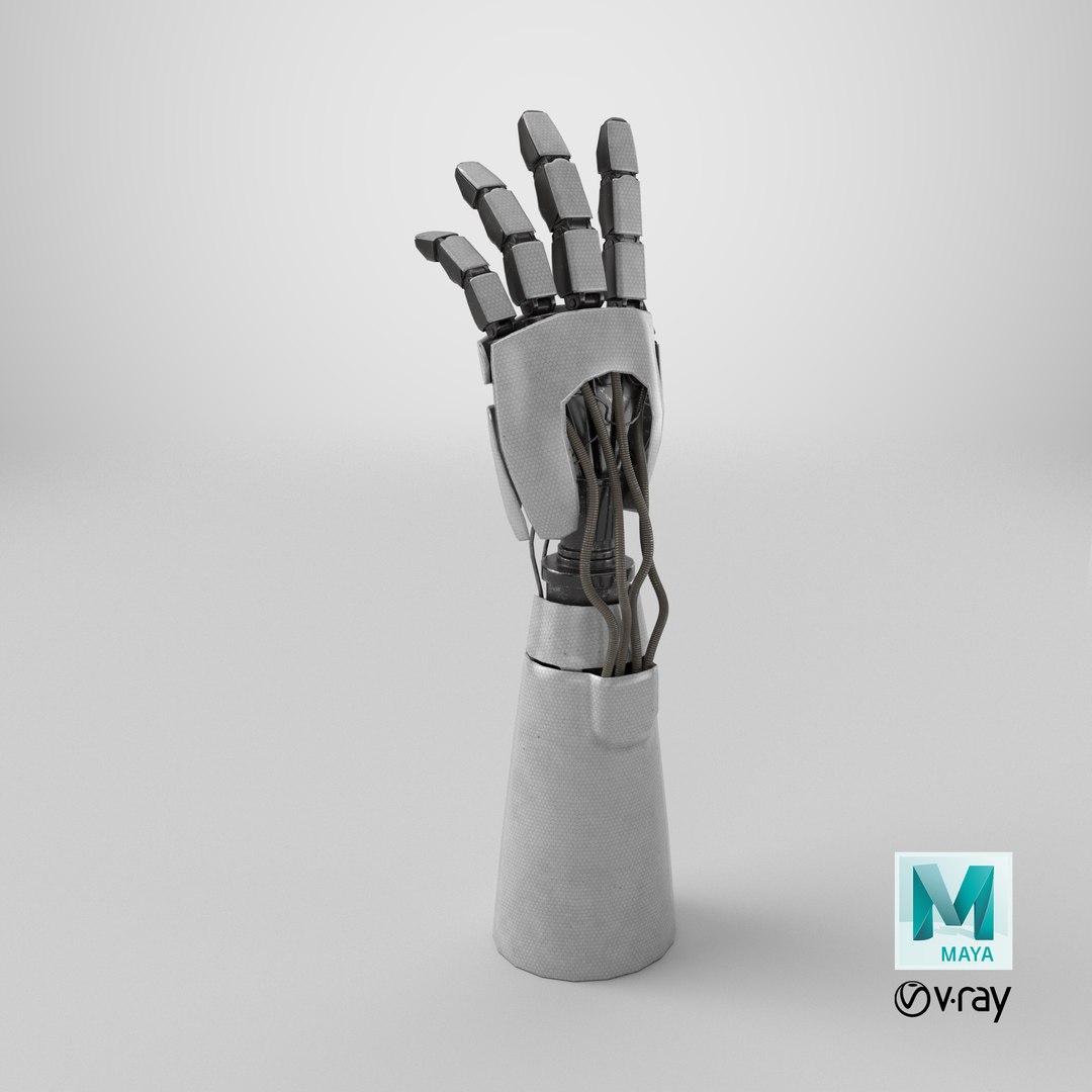 3D Robot Hand High Quality Photorealistic 3D Model Model - TurboSquid ...