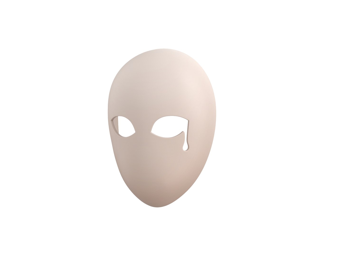 Prop055 Tear Mask model - TurboSquid 1863518