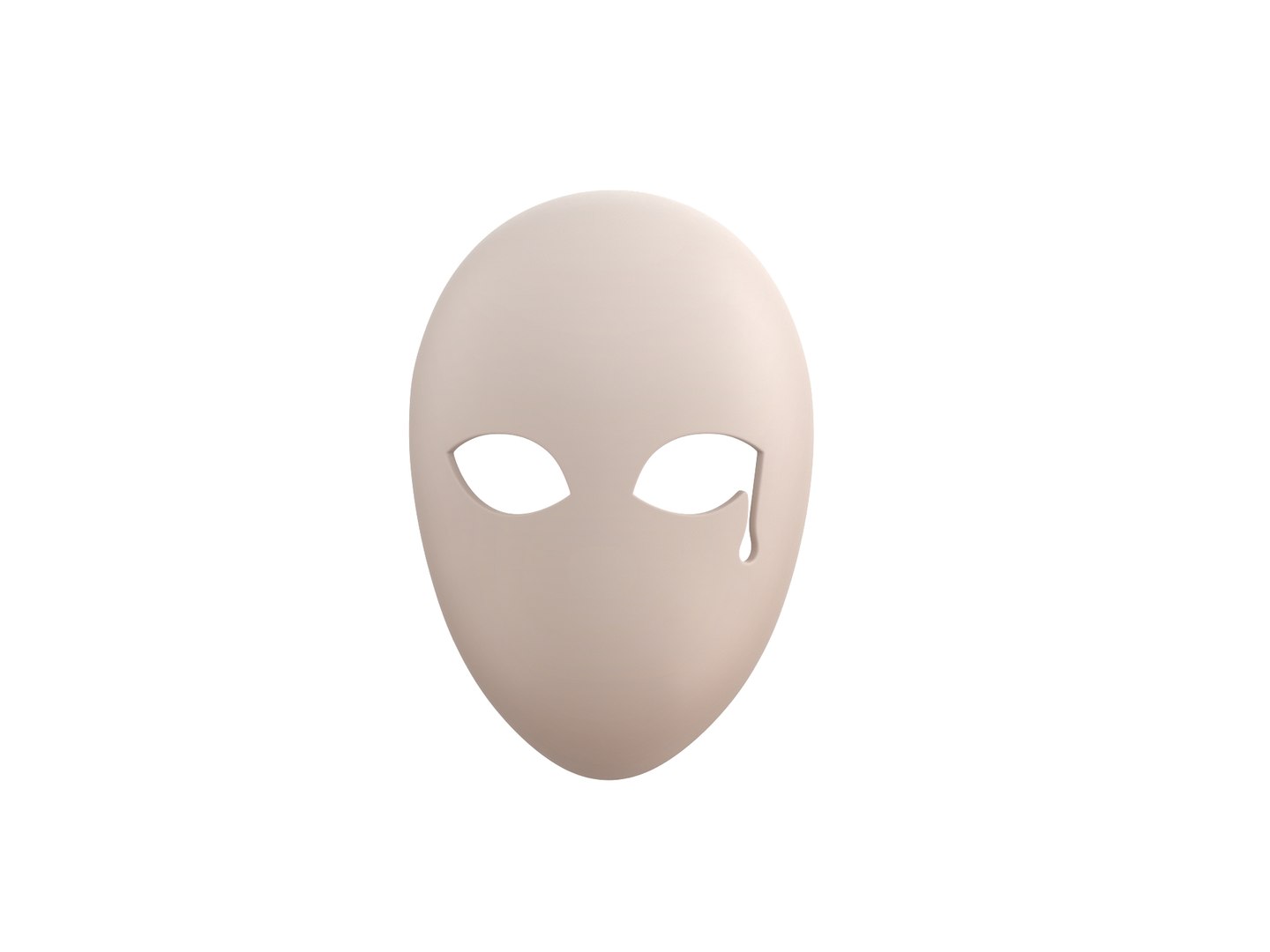 Prop055 Tear Mask Model - TurboSquid 1863518