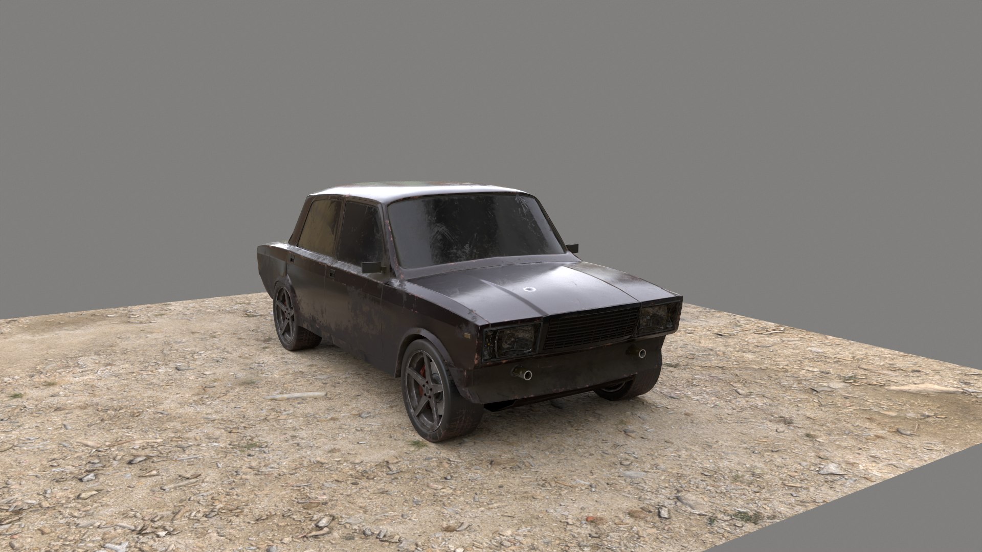 VAZ 2107 3D Model - TurboSquid 2081263