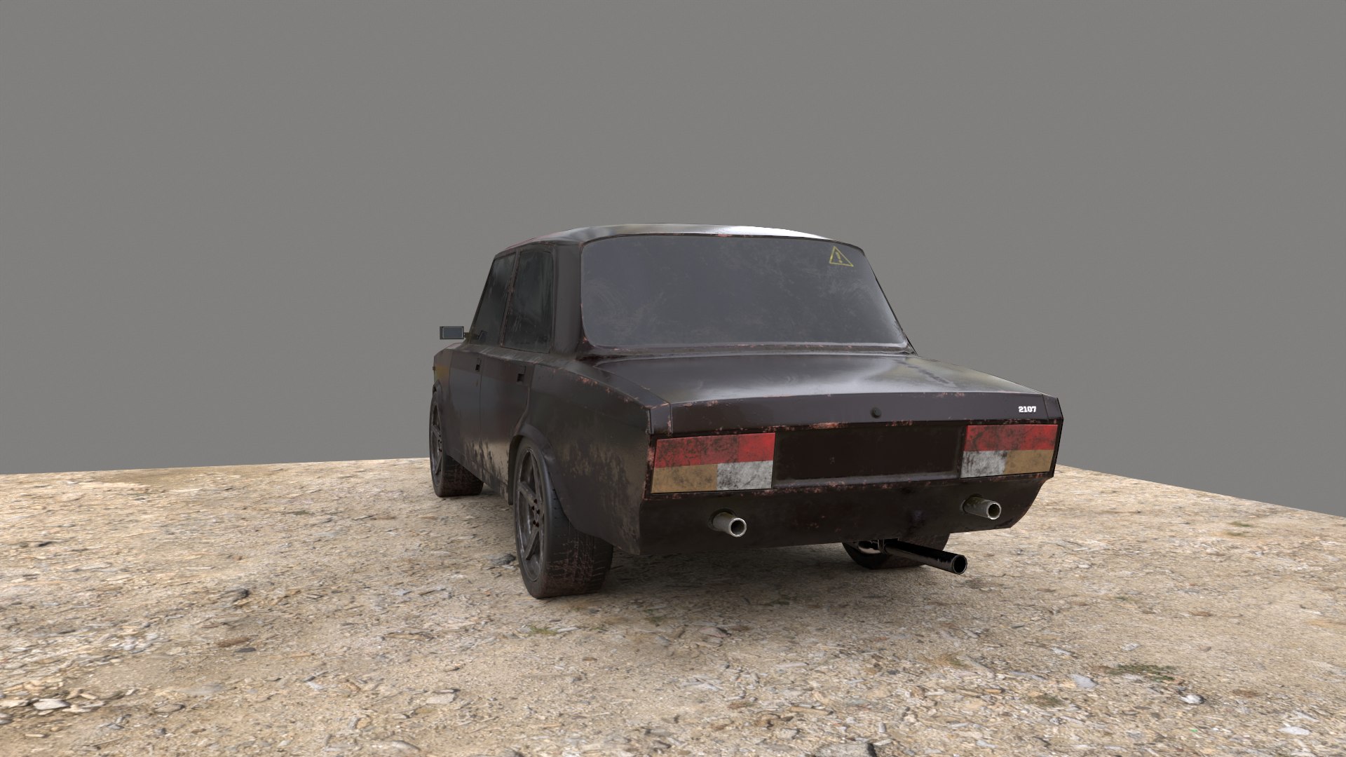 VAZ 2107 3D Model - TurboSquid 2081263