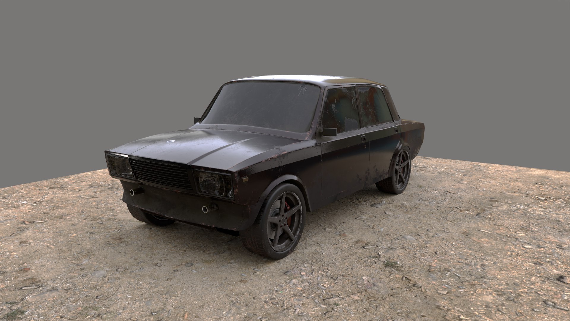 VAZ 2107 3D Model - TurboSquid 2081263