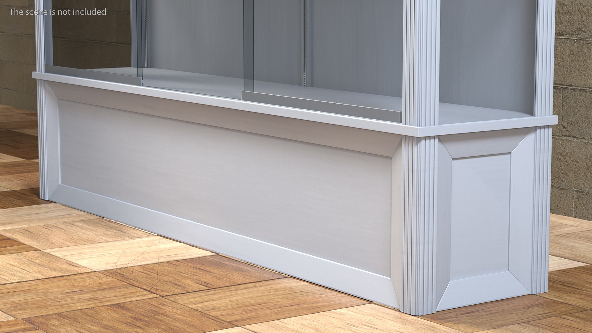 Trophy Display Case White 3D - TurboSquid 1855942